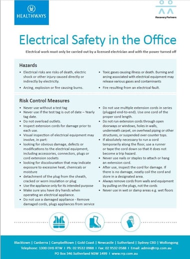 Electrical Safety Factsheet