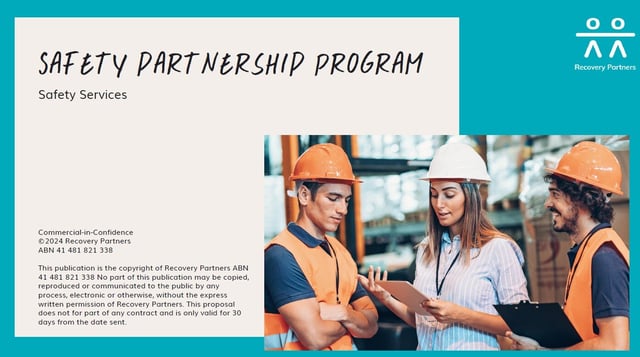 Safety Partnership Program Brochure